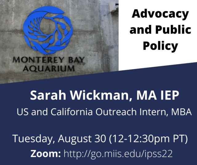 Practicum Presentation: Monterey Bay Aquarium | Middlebury Institute of International Studies at ...